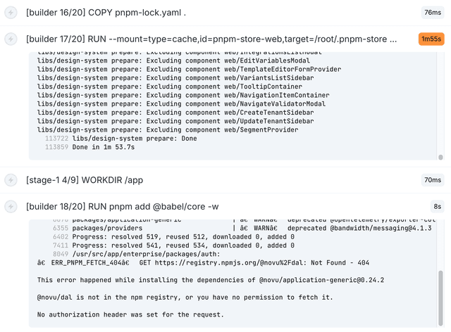 Build Observability | Namespace