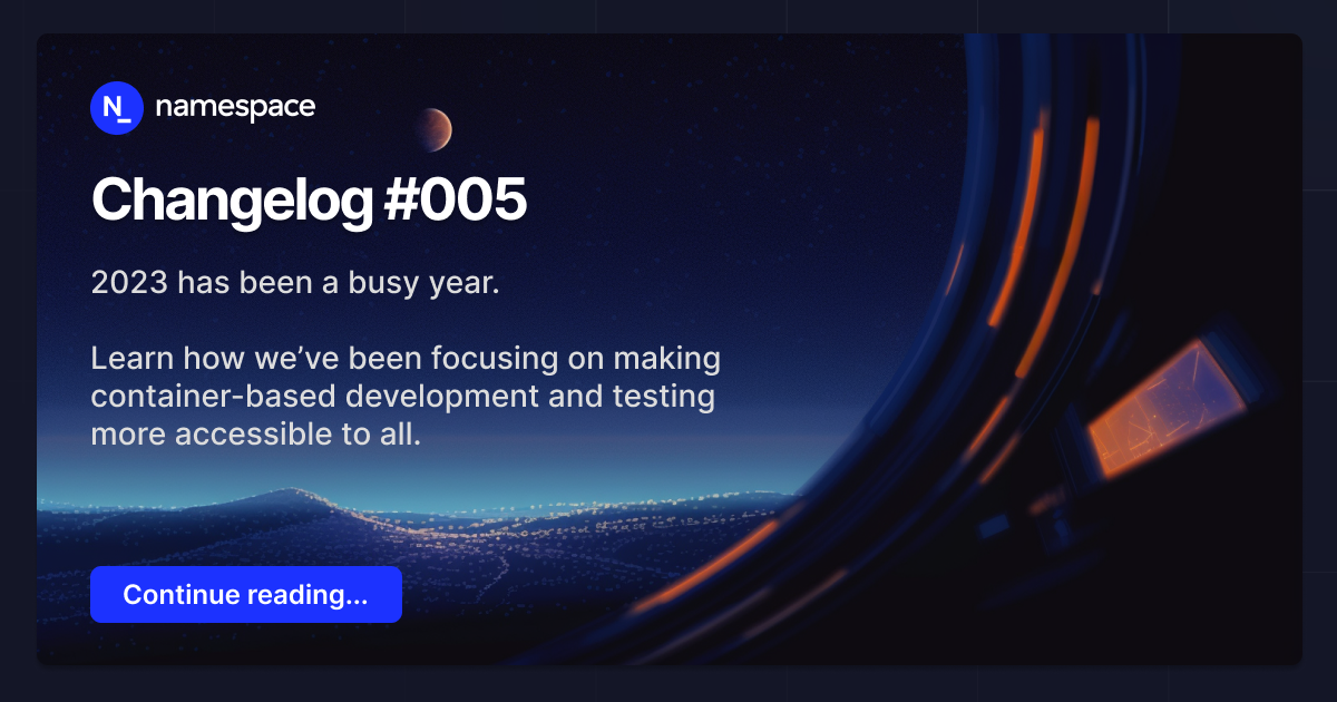 Namespace: Changelog #5