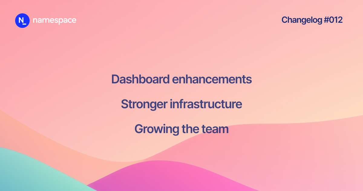 Namespace: Increased visibility and reliability